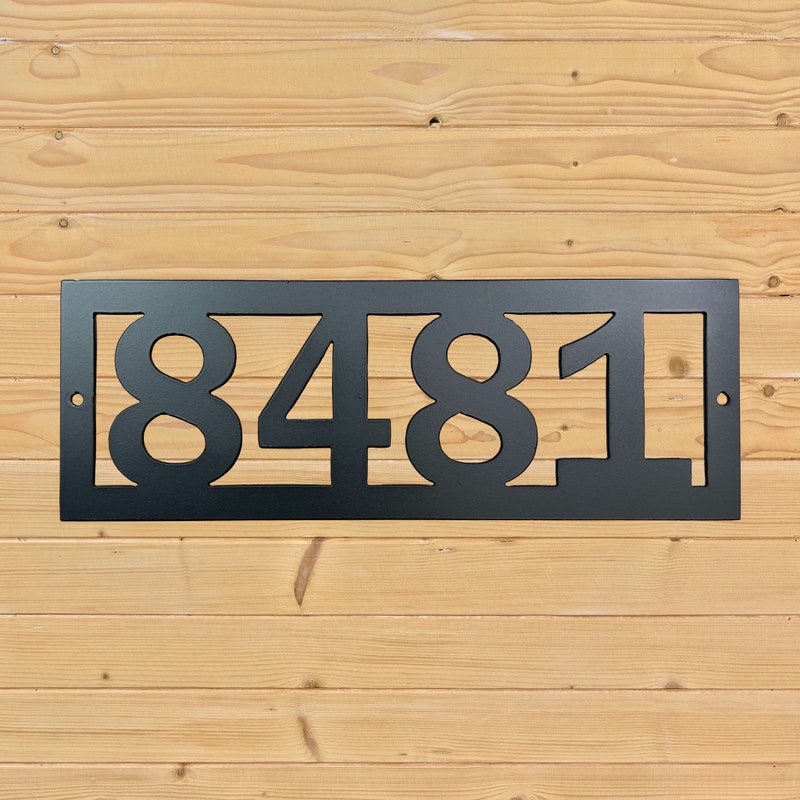 House Numbers Horizontal - Etsy