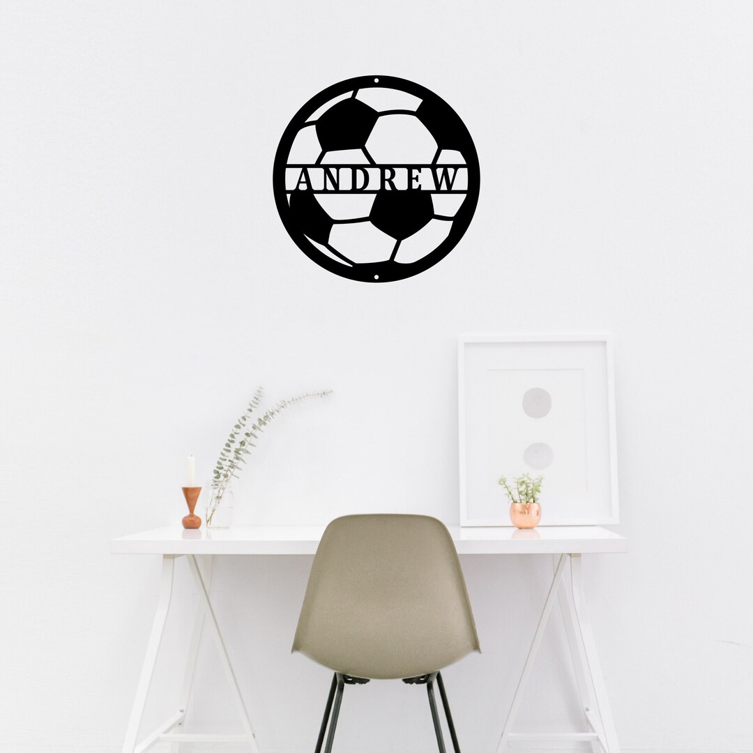 Customized Soccer Name Sign, Personalized Nickname Sign, Team Name Sign ...