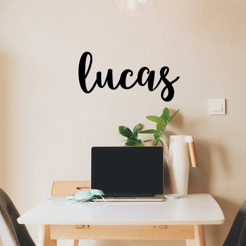 Metal Name Sign for Nursery - Etsy