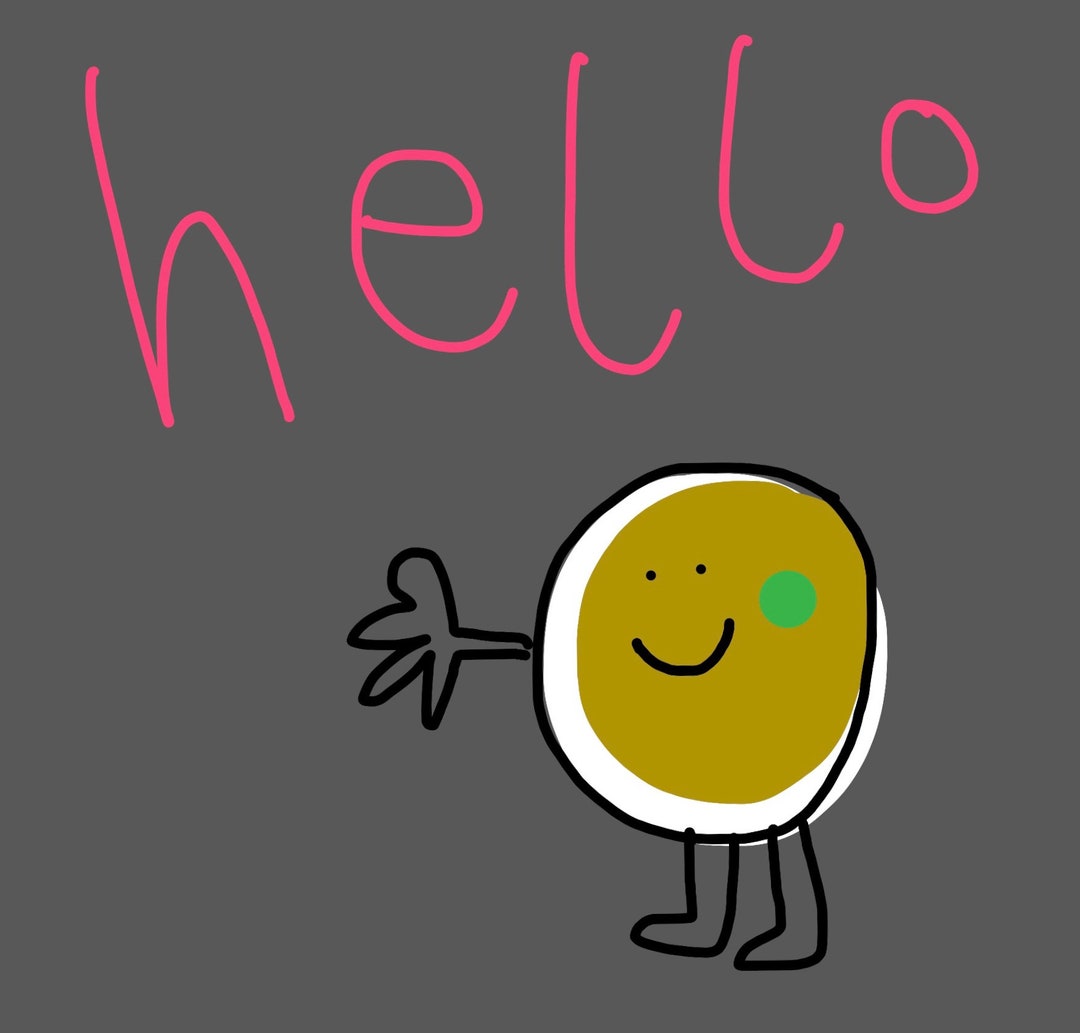 Hello Greetings Card - Etsy UK