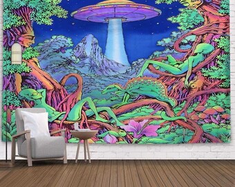 Alien Wall Art | Etsy