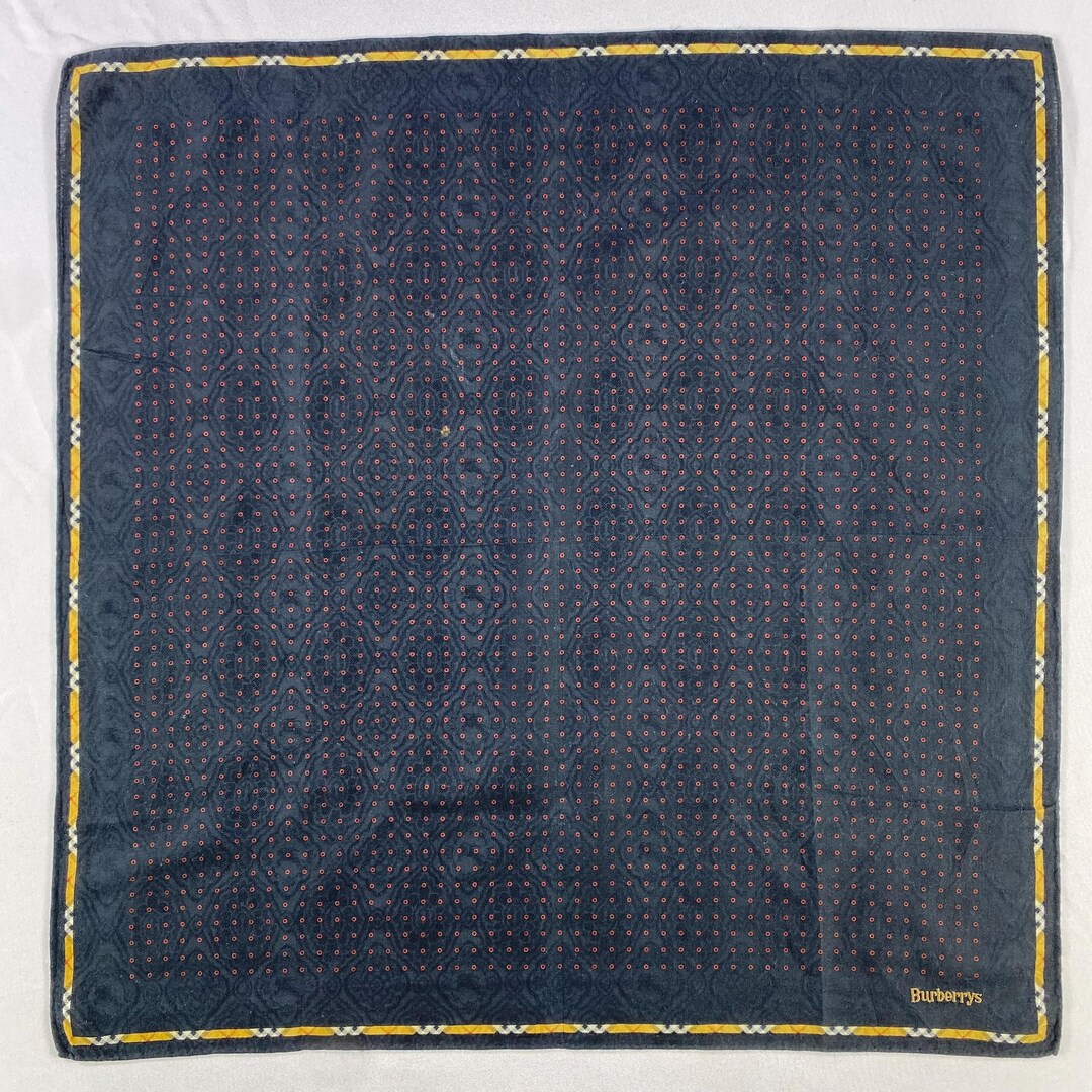 Vintage Burberry Handkerchief, Burberry Bandana, Vintage Burberry ...