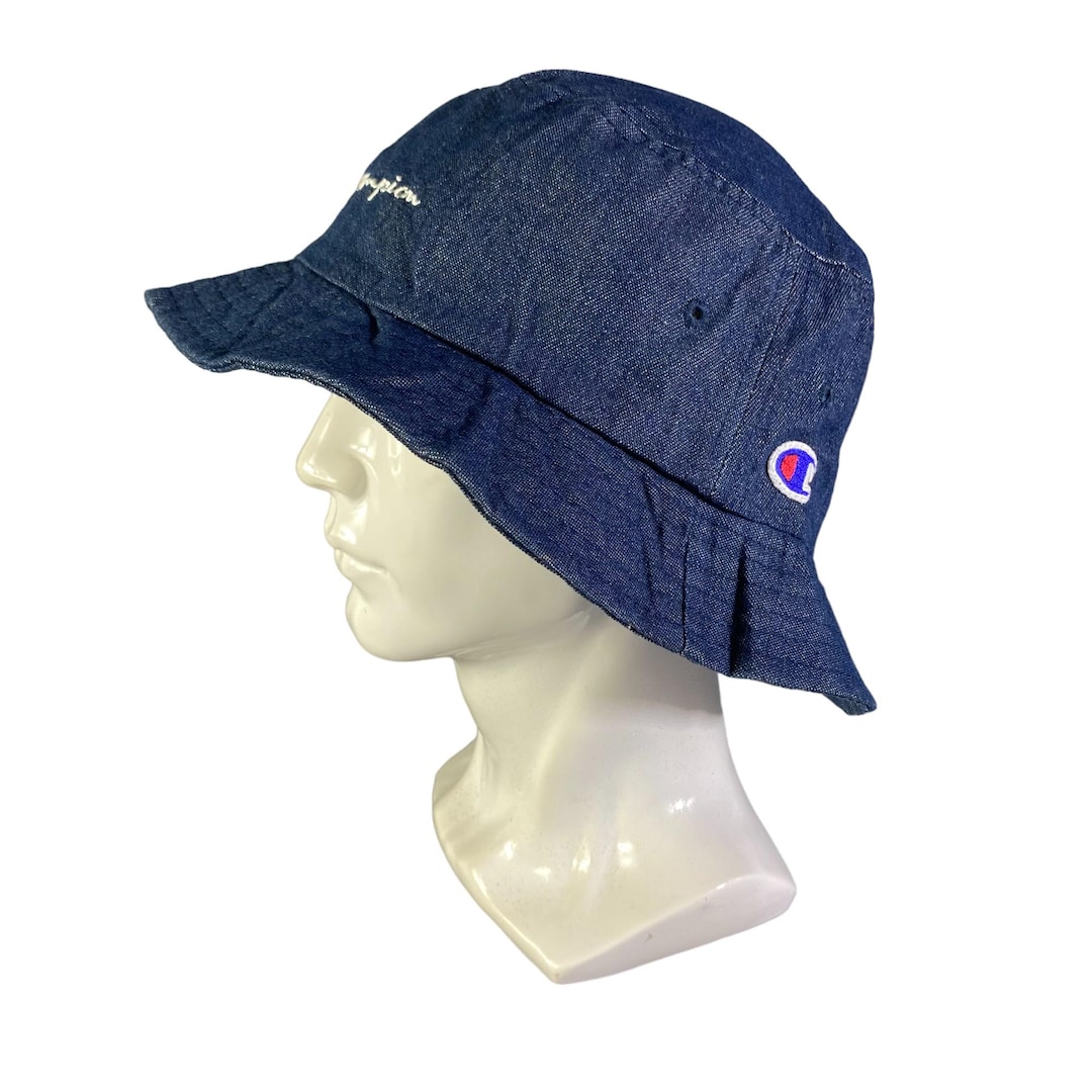 Vintage Champion Denim Hats, Summer Hats Cap, Rounds Hats Cap, Visor ...