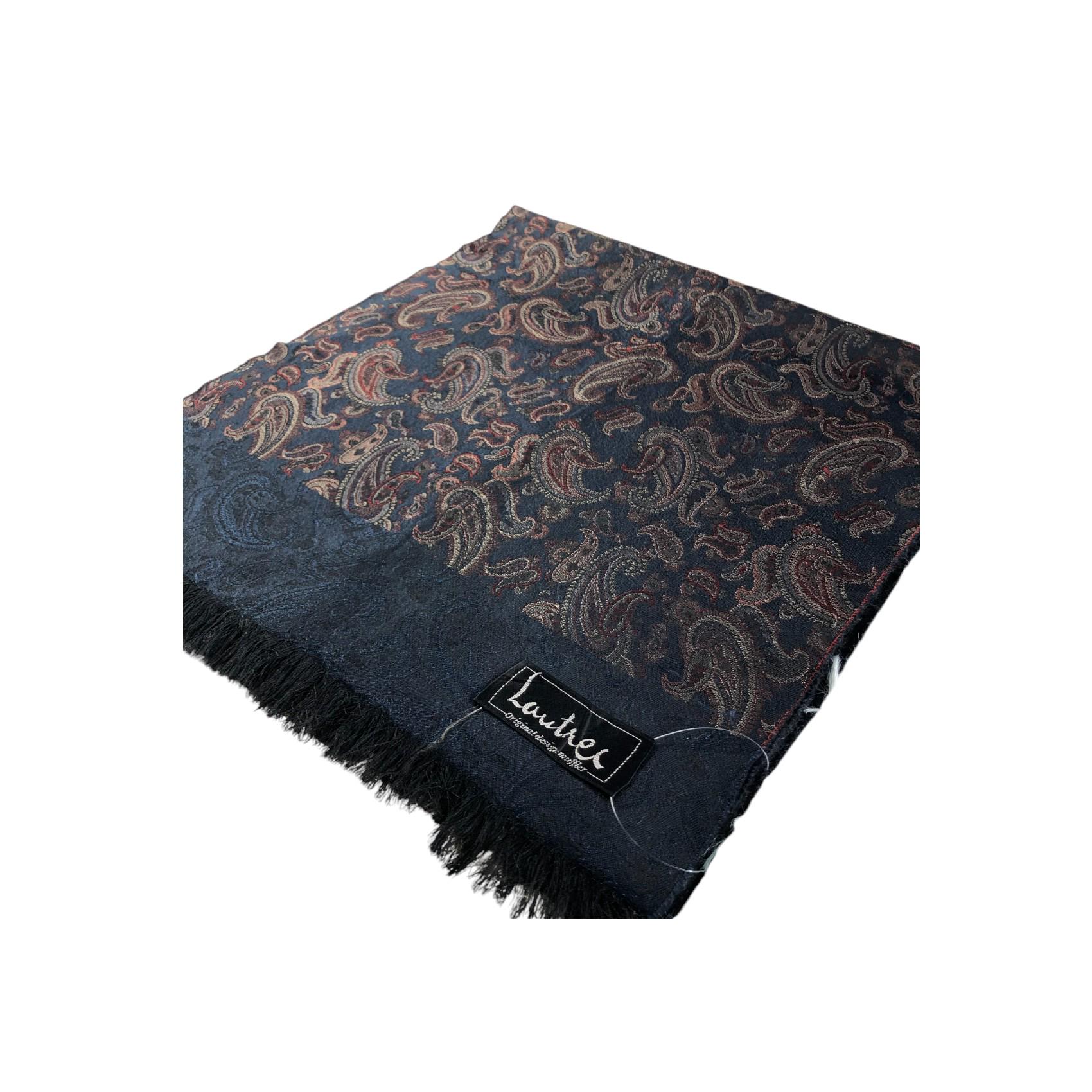Vintage Silk Wool Scarf Muffler Winter Neck Muffler Multicolor Scarves ...