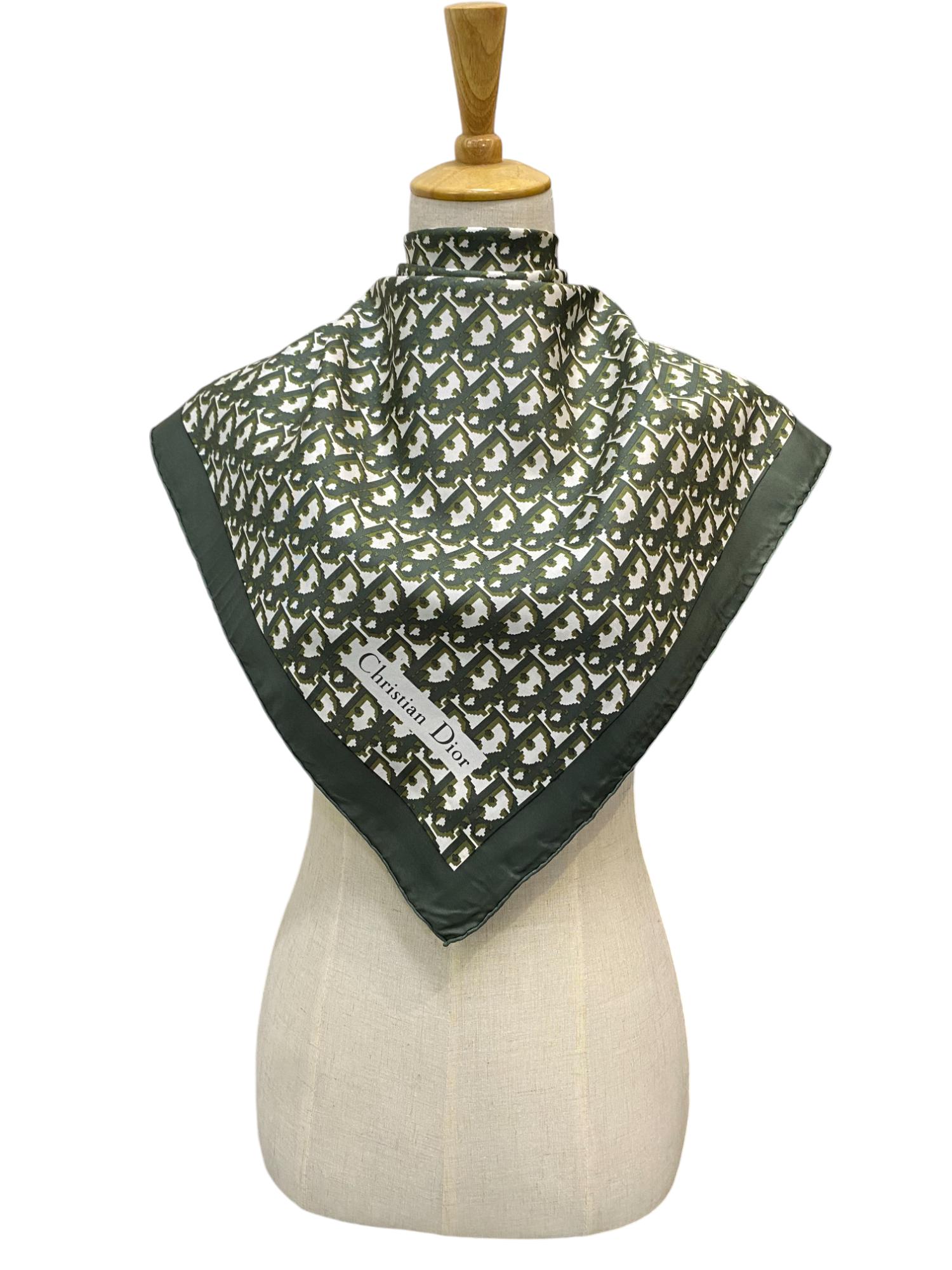 Vintage Christian Dior Trotter Silk Scarf Christian Dior Vintage Christian Dior Trotter Silk Scarf Christian Dior