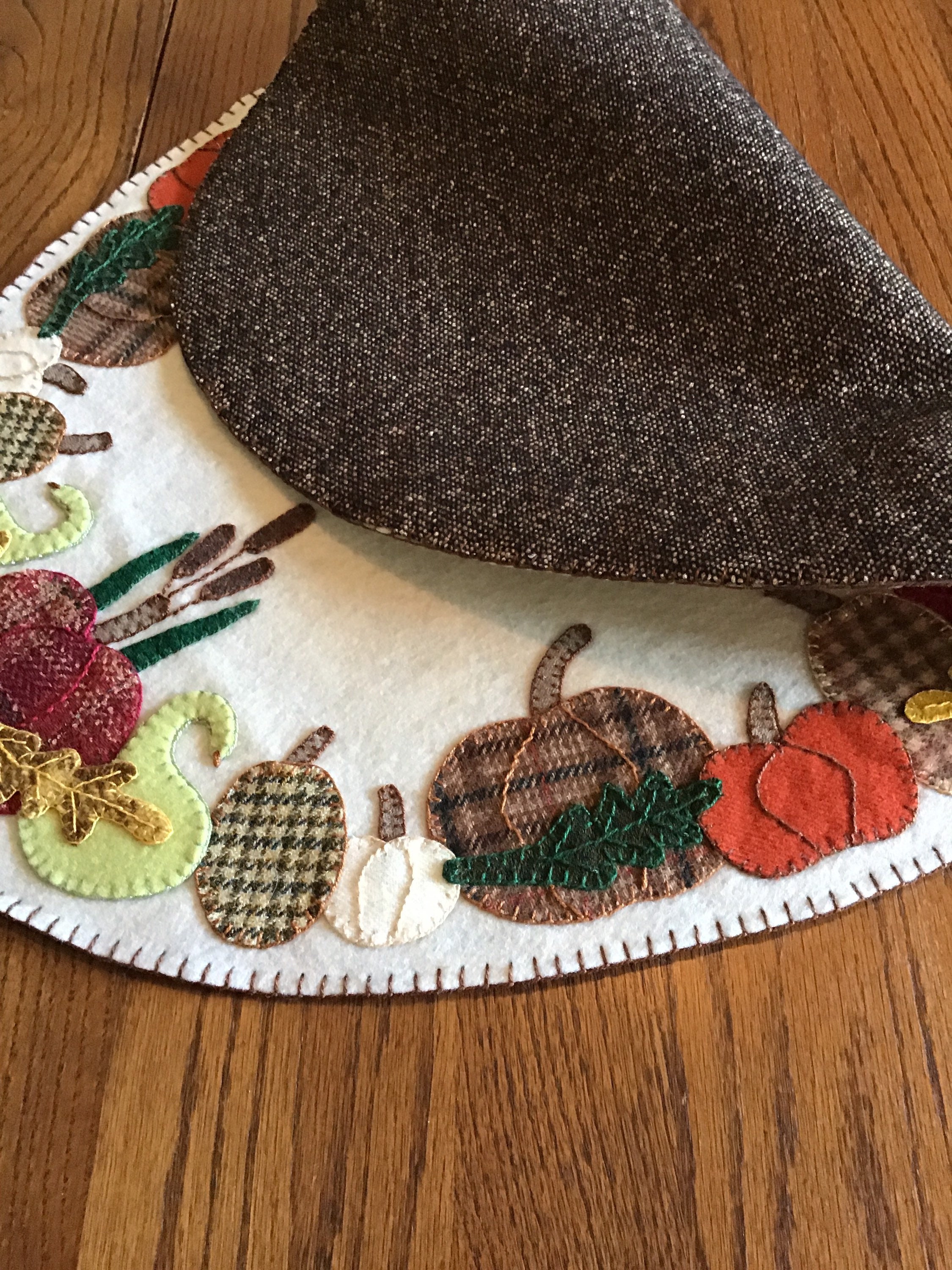 Large Fall Penny Rug - Etsy