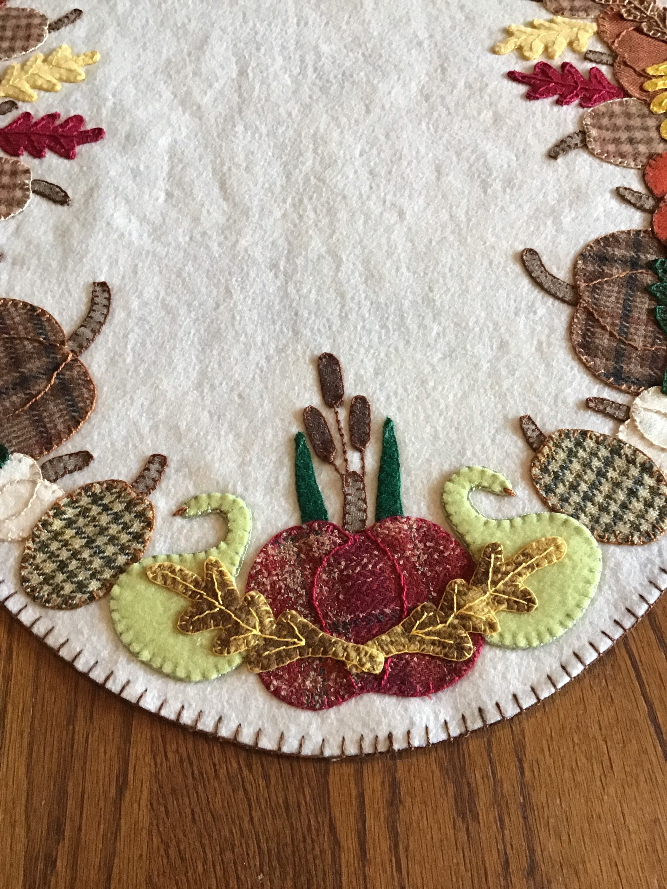 Large Fall Penny Rug - Etsy