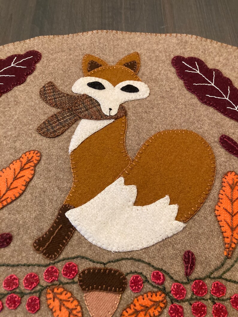 Fox Penny Rug Table Mat - Etsy