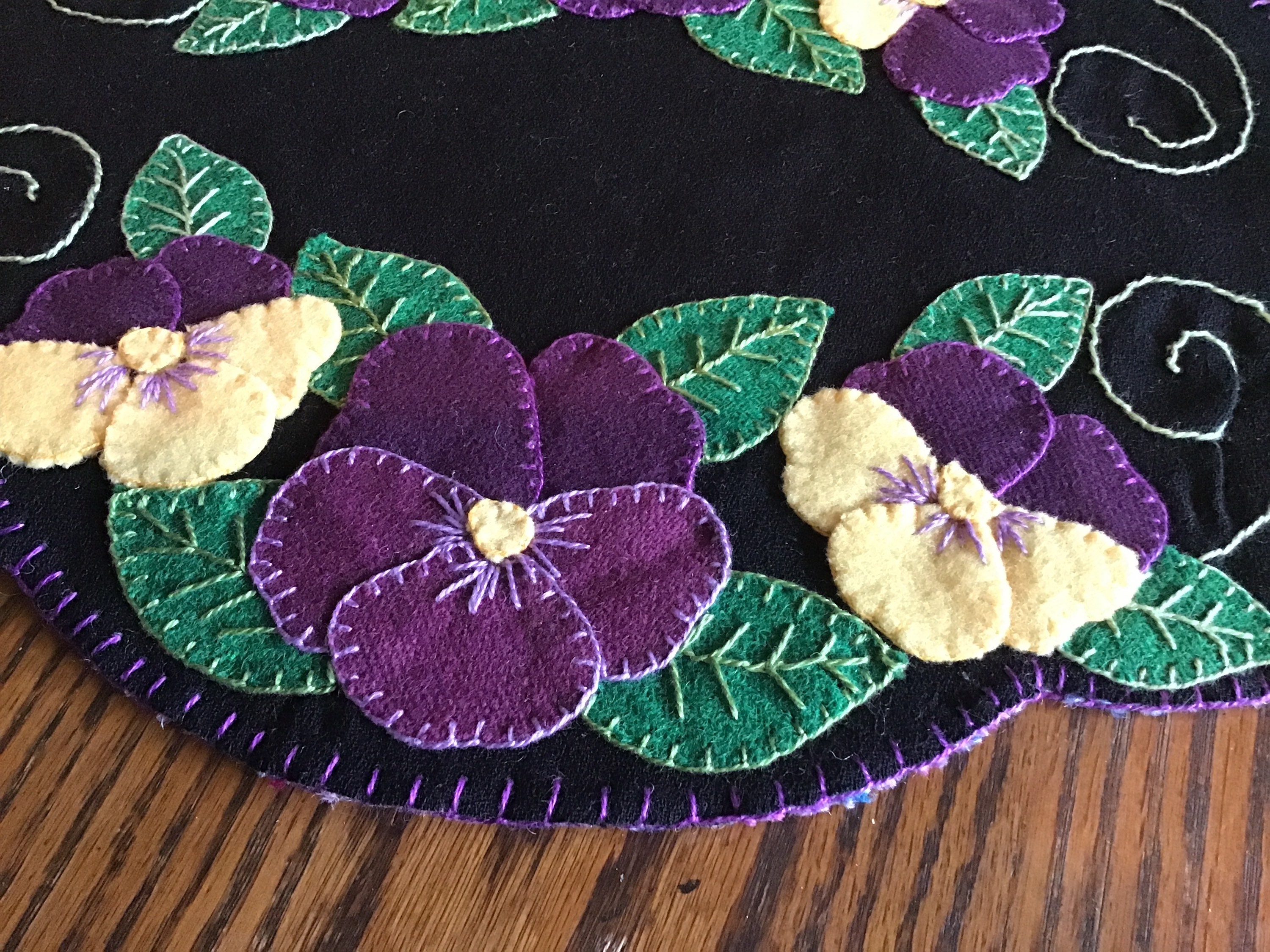 Pansy Penny Rug - Etsy