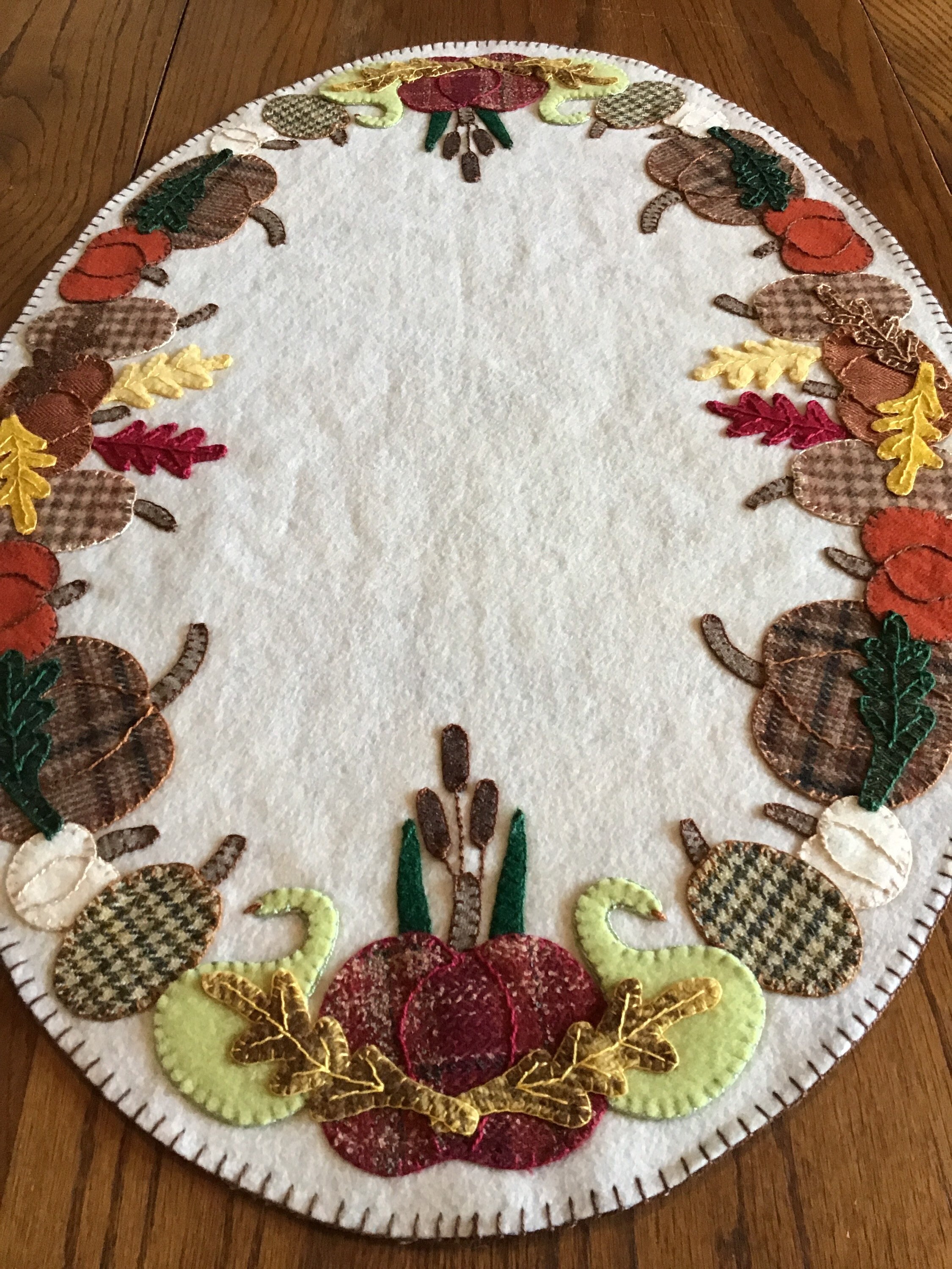 Large Fall Penny Rug - Etsy