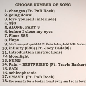 Question Mark Acrylic Plaque Album Song Player Display Spotify - Etsy