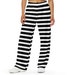 Horizontal Striped Pants, Wide Leg Trousers, Relaxed Fit, Joggers ...
