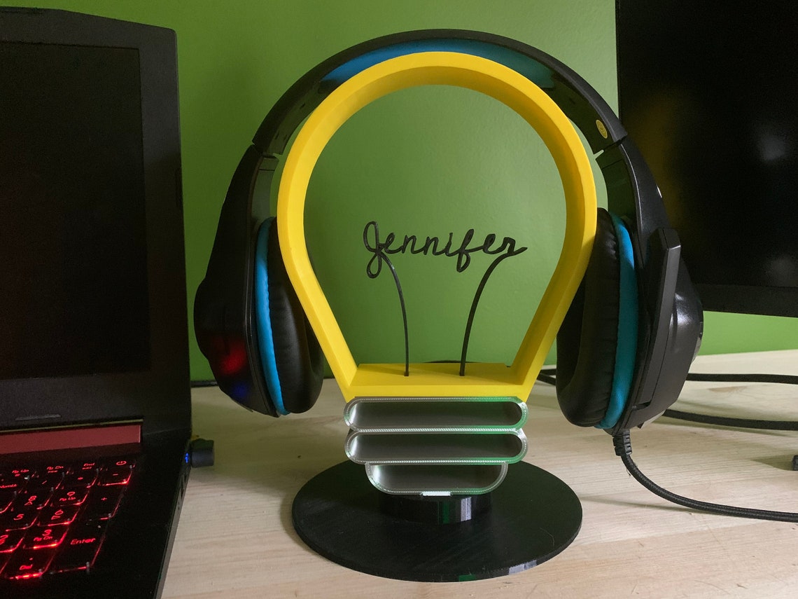 Personalized Headphone Stand Great Addition for Gamers - Etsy India