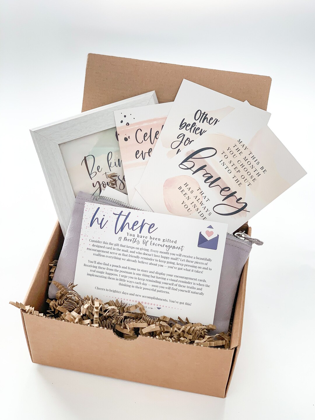 12 Months of Happy Mail Subscription Encouragement Gift Positivity ...