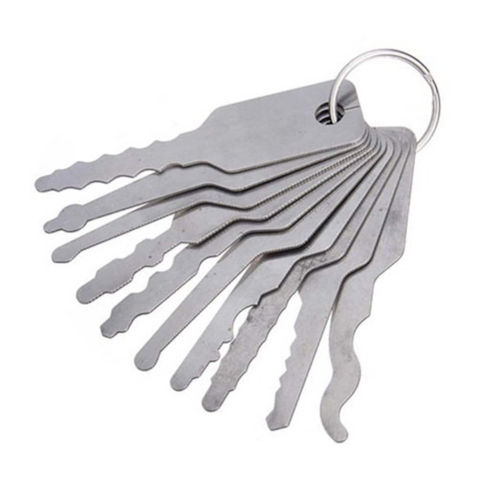 10 x Lock Pick Jiggler Keys / Jiggler Keys Different Shape | Etsy