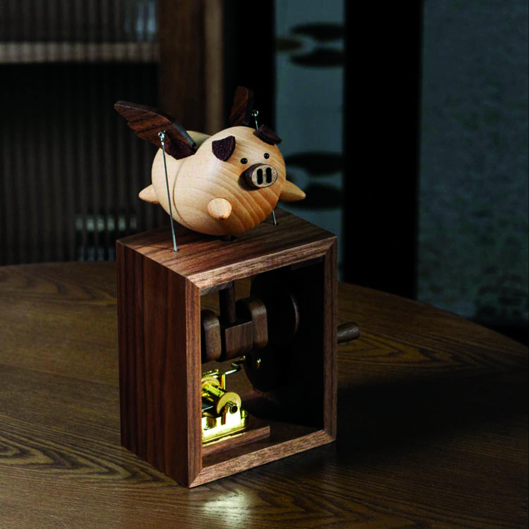 Flying Pig Automata DIY Music Box Home Decoration Music - Etsy