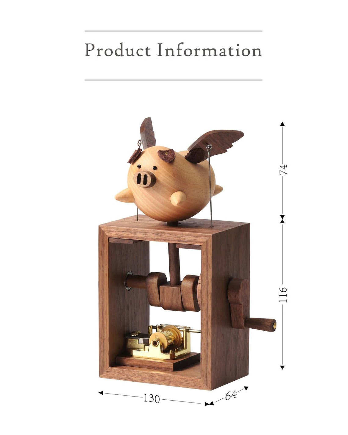 Flying Pig Automata DIY Music Box Home Decoration Music - Etsy