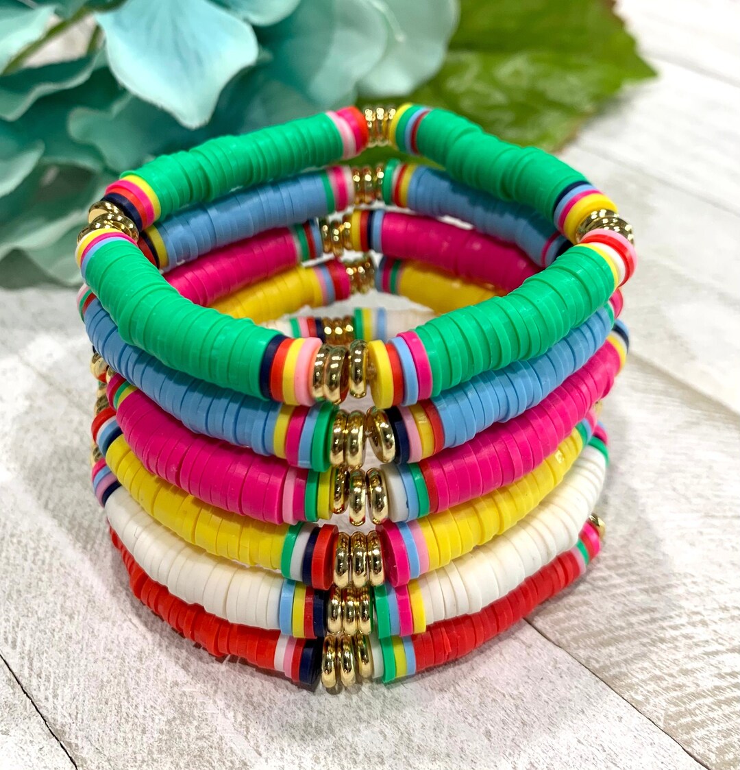 Colorful Bead Bracelet Boho Jewelry For Women Bracelets Heishi