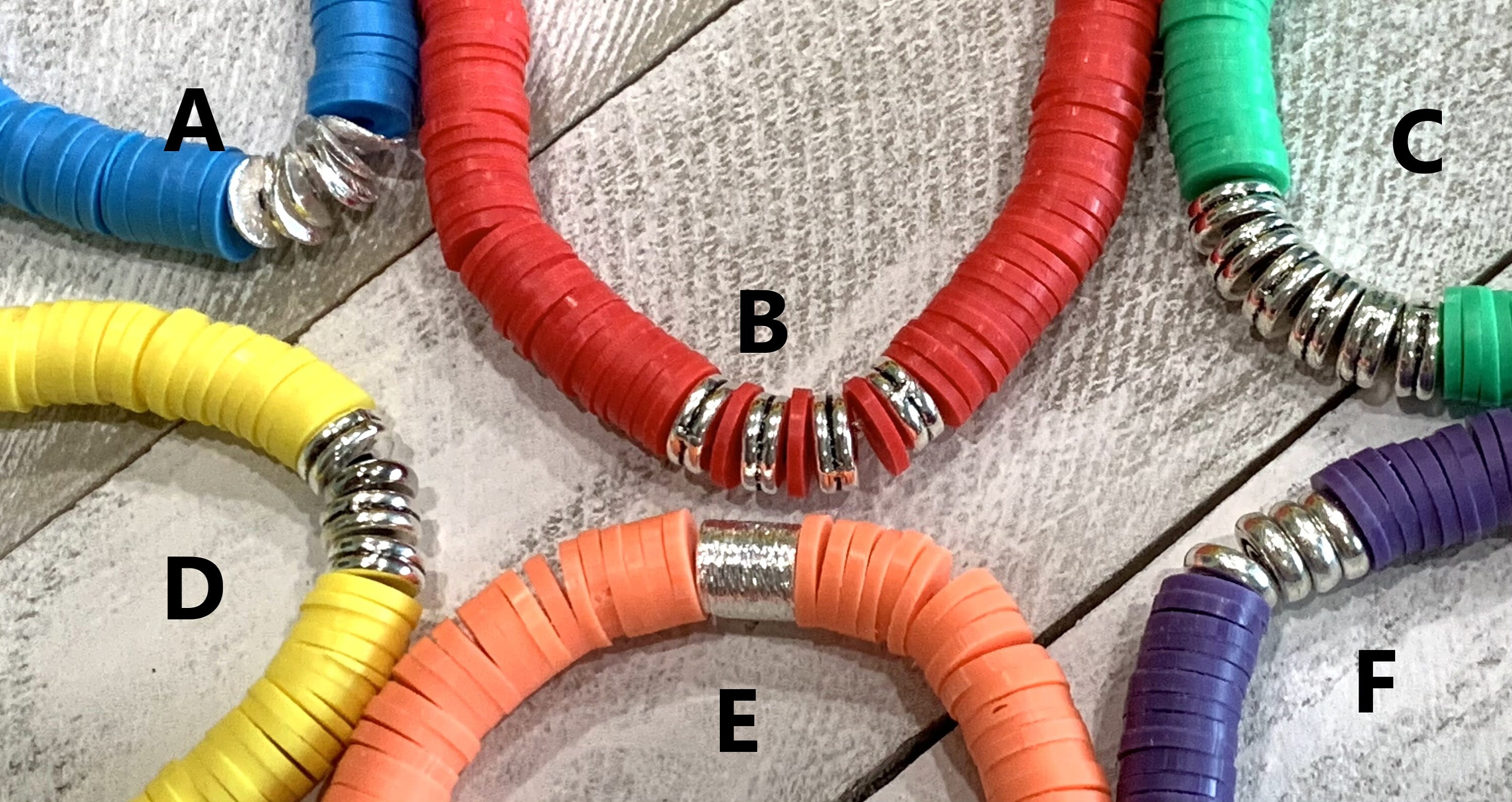 Pride Bracelet Set Heishi Bead Bracelet Rainbow Boho Jewelry | Etsy