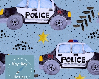 Digital Seamless File Police Print Seamless Police Print Seamless ...