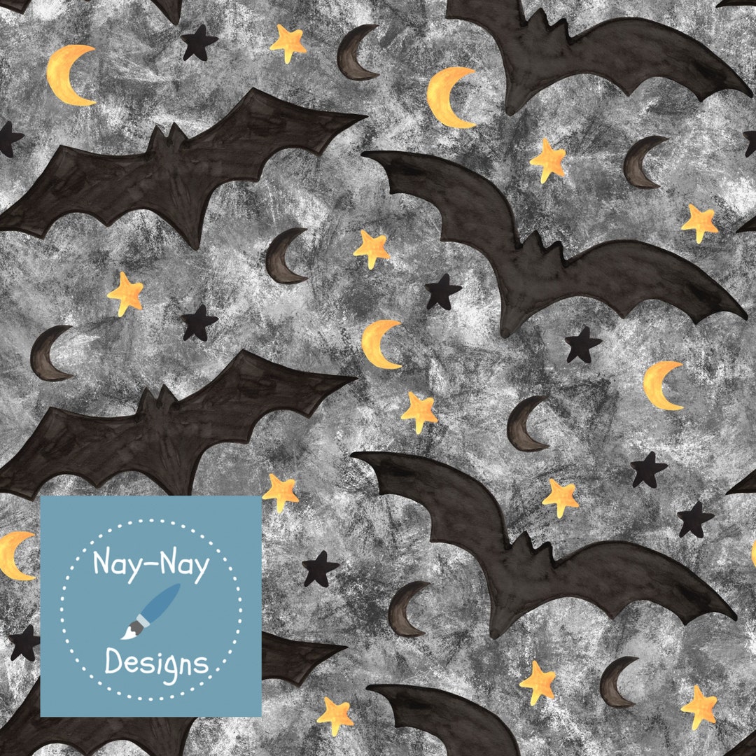 Seamless Fabric Design Bats - Etsy