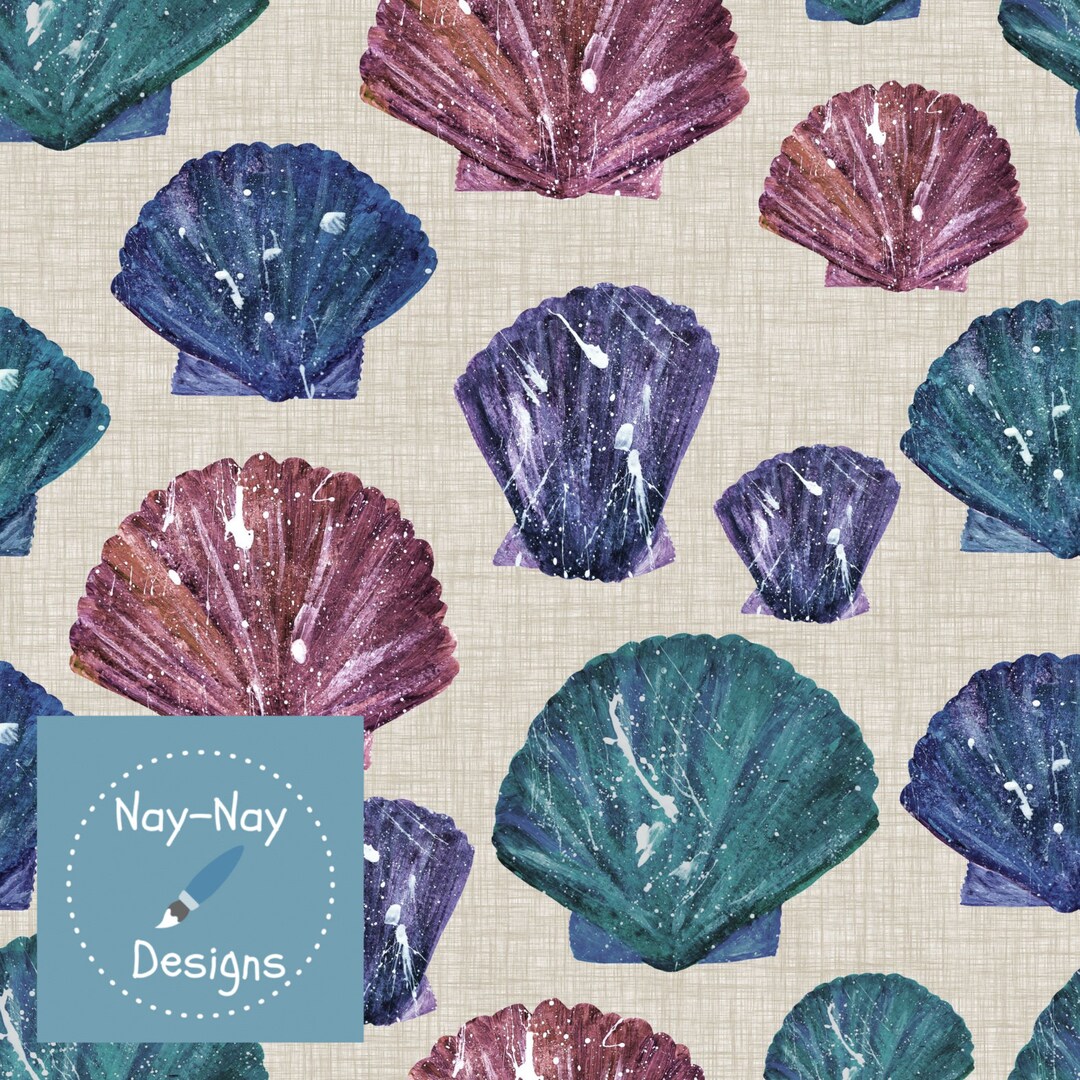 Seamless Fabric Design Shells - Etsy