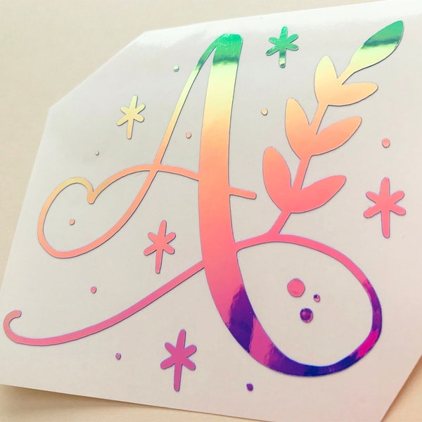 Vinyl Initial Decal - Etsy