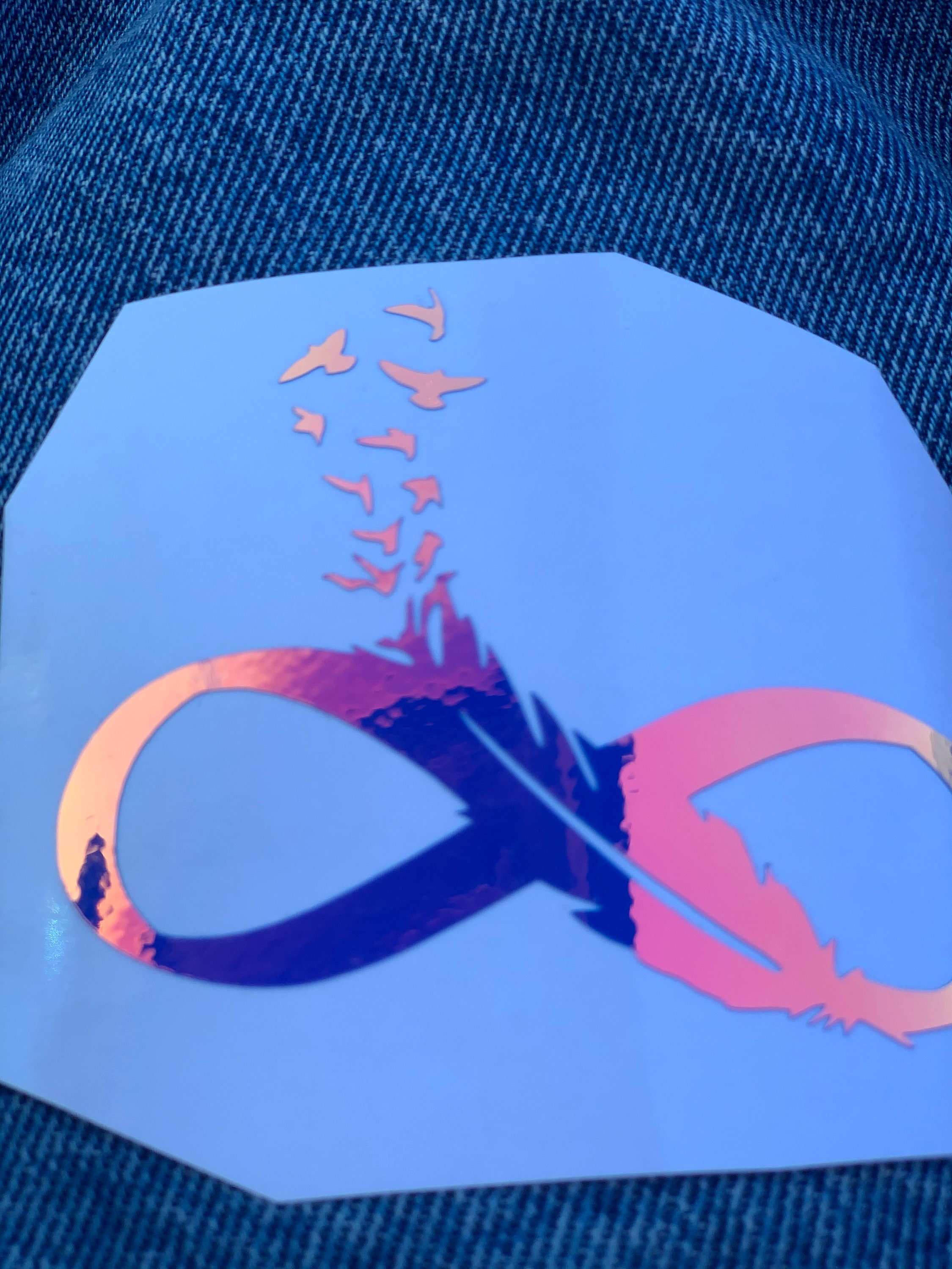 Infinity Symbol Decal Sticker for Hydro Flask Tumbler Cup | Etsy