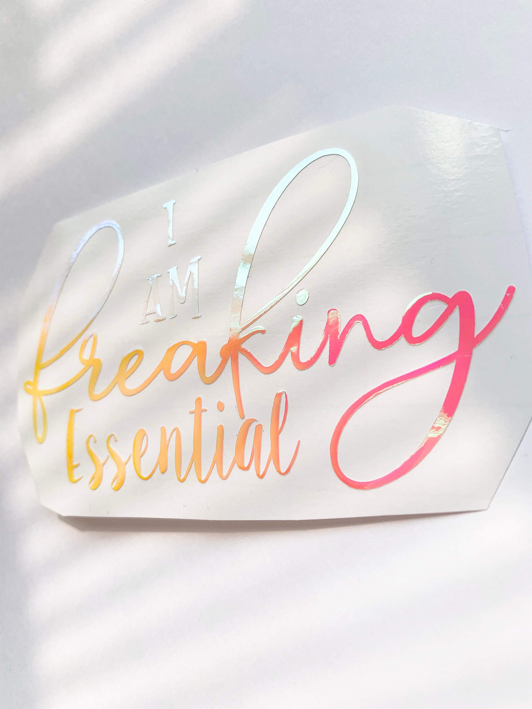 I Am Essential Vinyl Decal Sticker For Car Laptop Window Door | Etsy