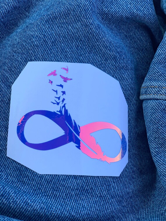 Infinity Symbol Decal Sticker for Hydro Flask Tumbler Cup | Etsy