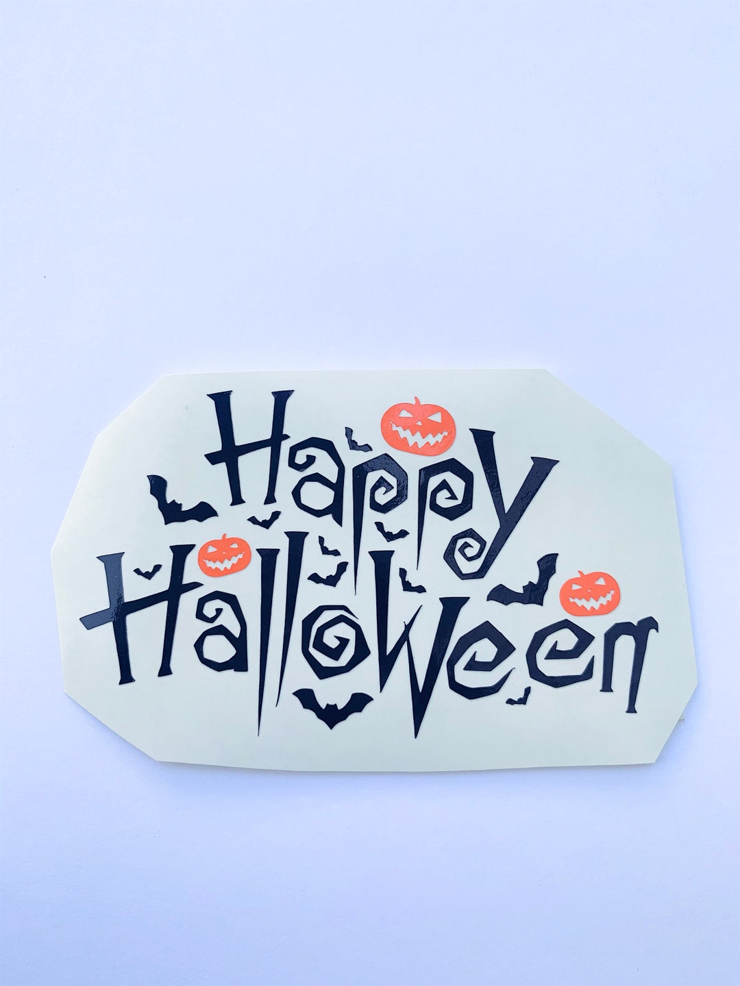 Happy Halloween Vinyl Decal Sticker for Door Wall Car Window Decal ...