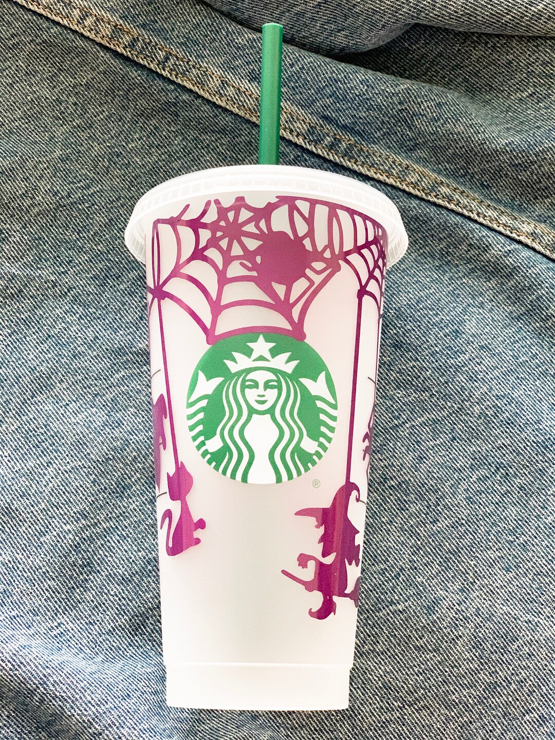 Halloween Cold Cup Sticker, Decal Only, Vinyl Decal Sticker Wrap ...