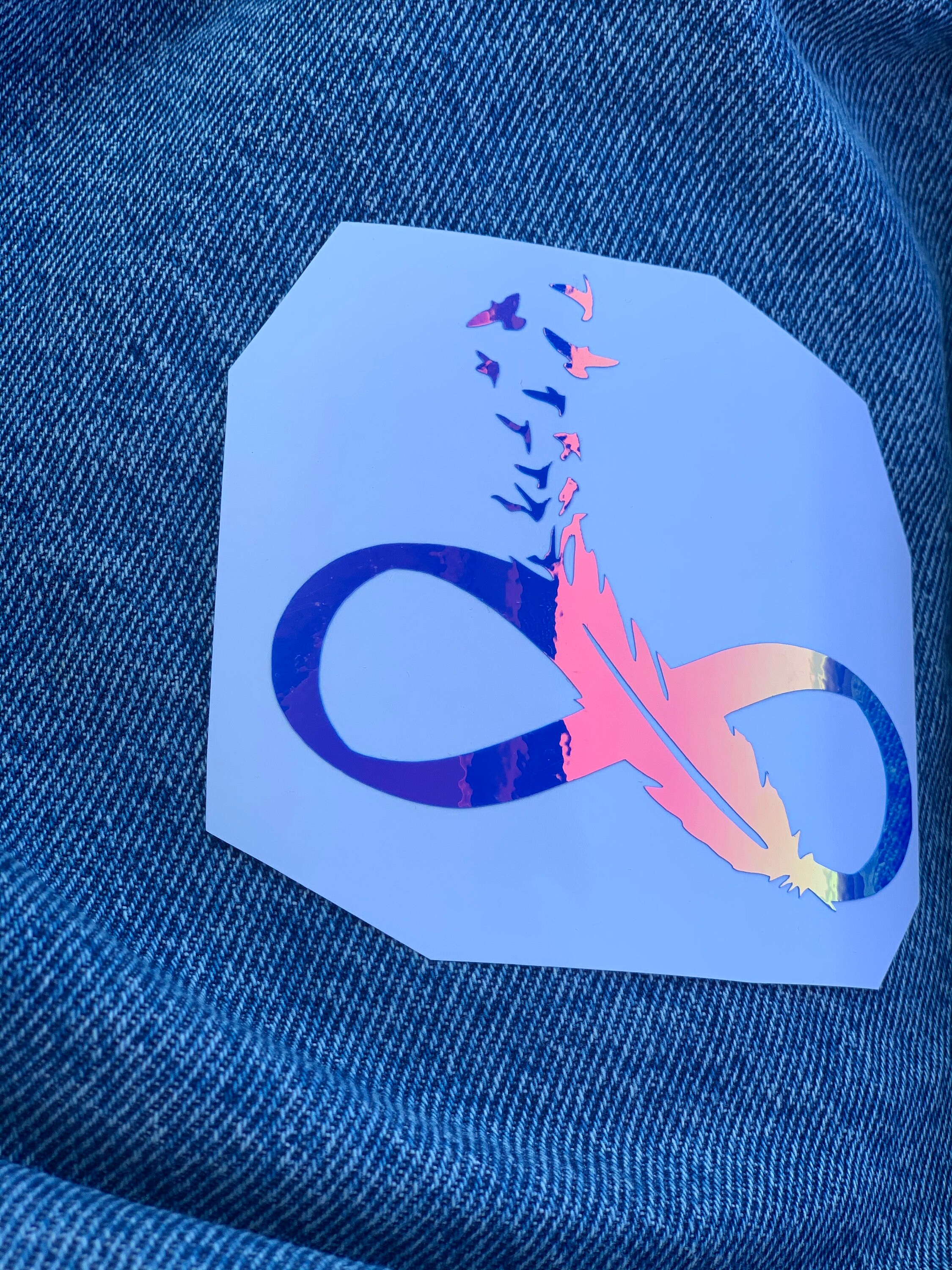 Infinity Symbol Decal Sticker for Hydro Flask Tumbler Cup - Etsy