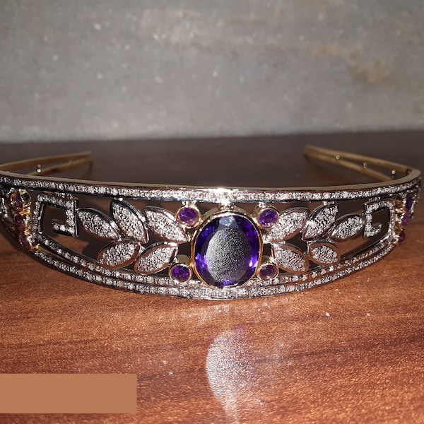 Amethyst Tiara - Etsy