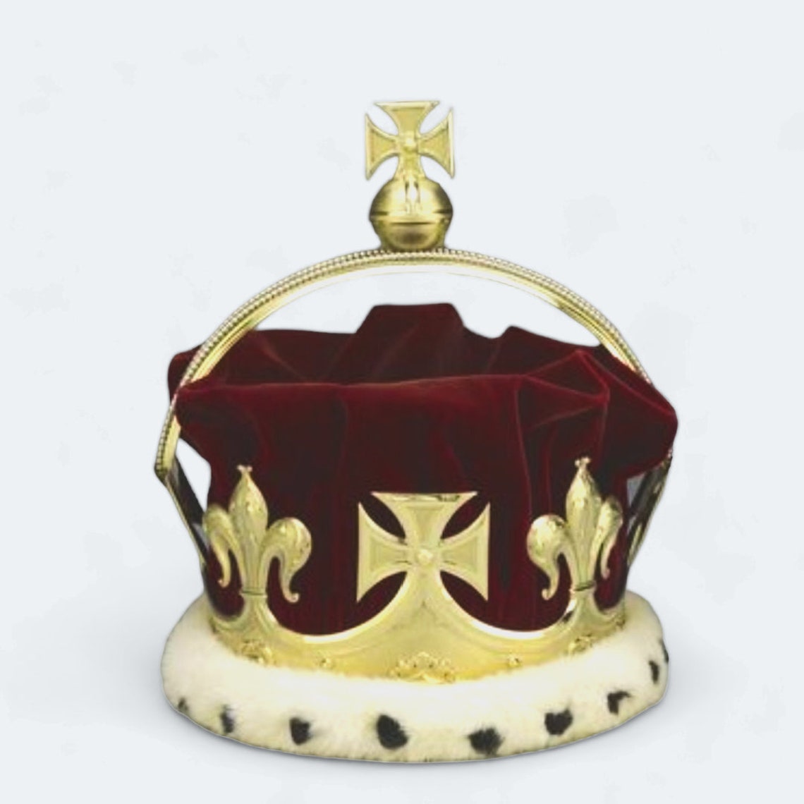 Antique Style British Coronet of George, Prince of Wales - Brass ...