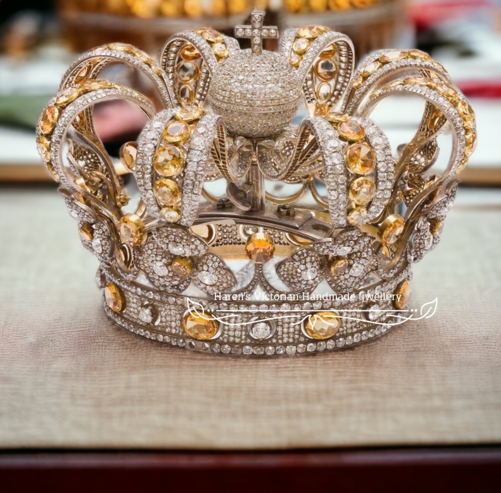 Victorian Inspired the Coronet of Isabela II of Spain Crown in 925 ...