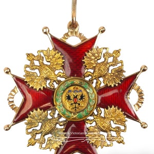 Royal Order Badge 925 Silver Enamel Imperial Order Egale Badge Brooch ...