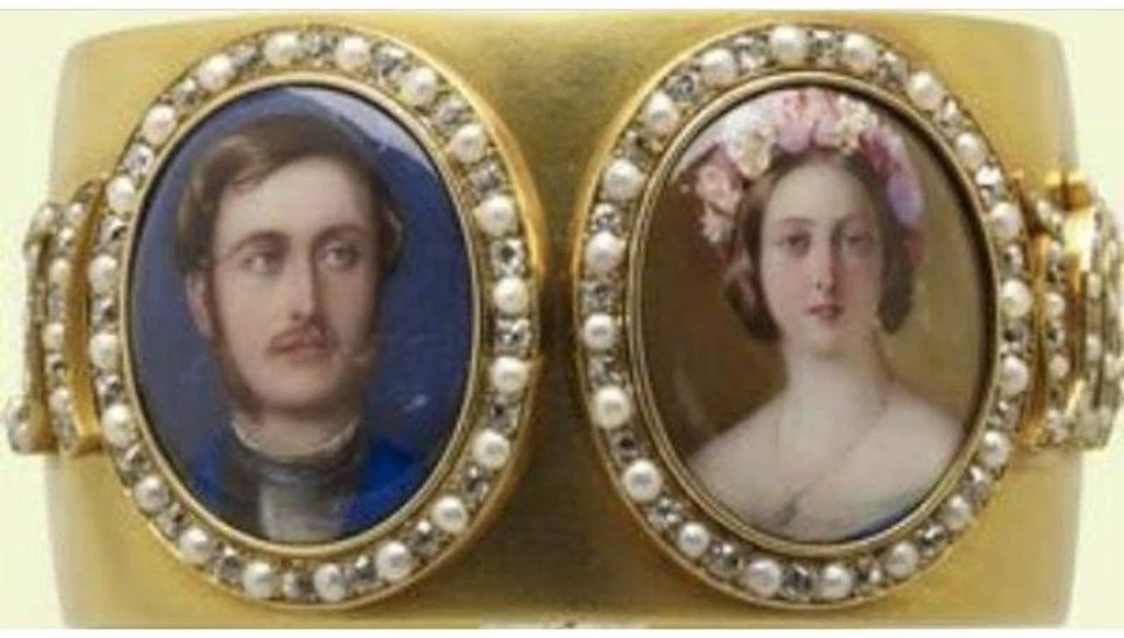 Vintage Inspired Queen Victoria and Price Alberta Portrait Bracelet in ...