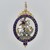Order of Queen Victoria in 925 Sterling Silver Cubic Zircon and Red ...