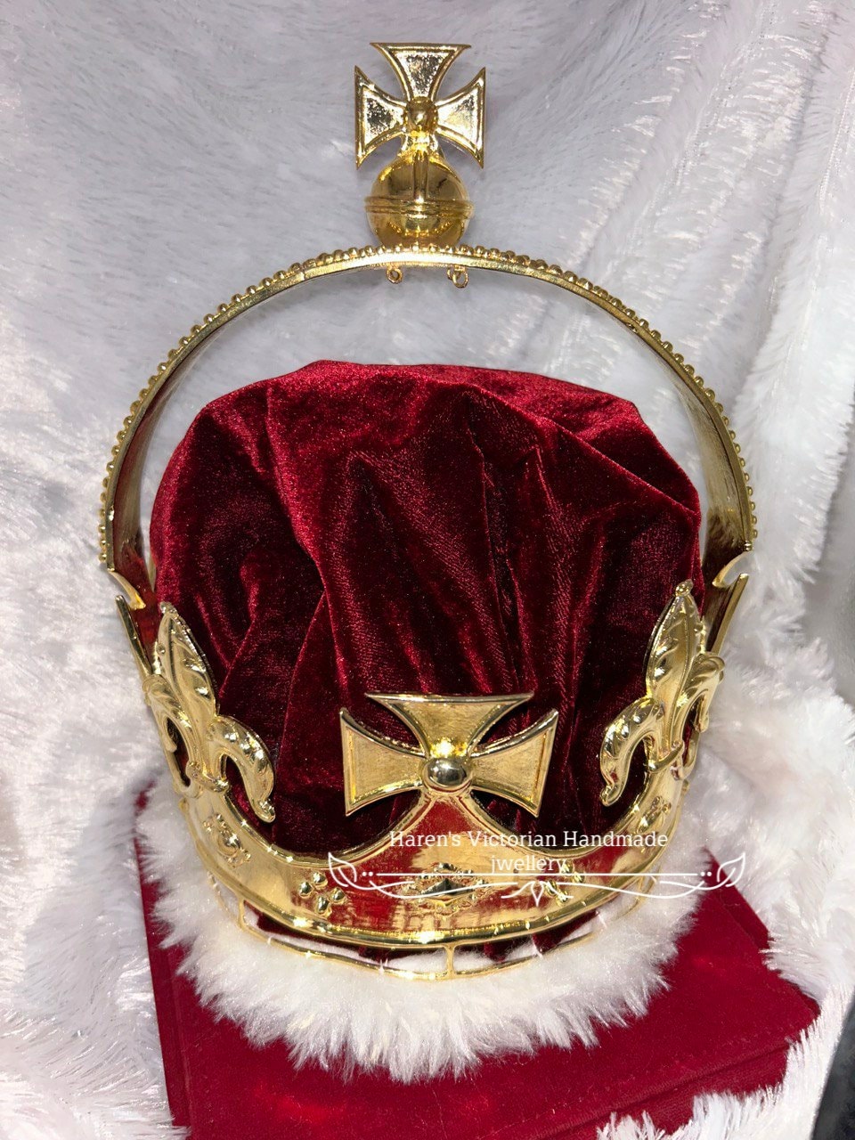 Antique Style British Coronet of George, Prince of Wales - Brass ...