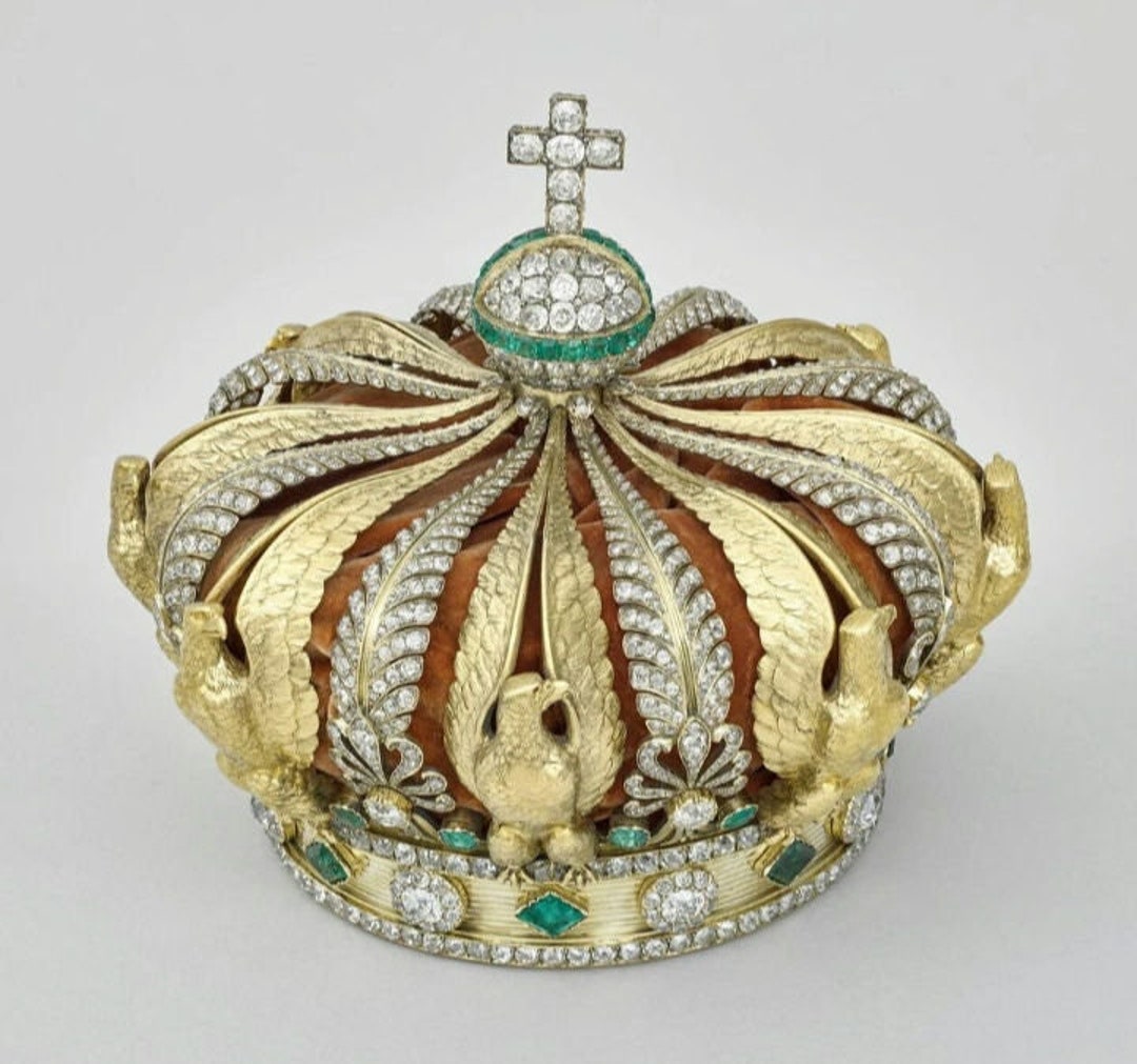 Empress Eugénie’s Crown Replica – French Royal Crown in Brass With ...