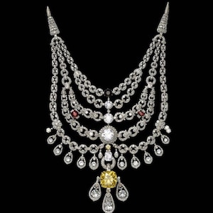 The Famous Patiala Ceremonial Necklace , Iconic Patiala Necklace ...