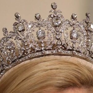 The Queen Sophia of Greece Tiara in 925 Sterling Silver, Royal Family ...