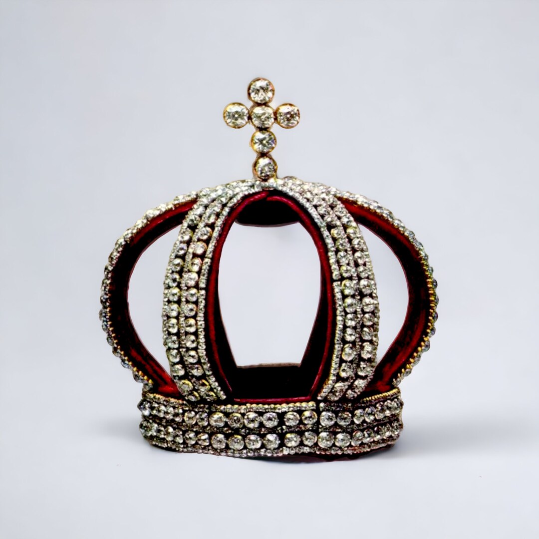 The Nuptial Crown of Romanov Replica ,925 Sterling Silver CZ Zircon ...