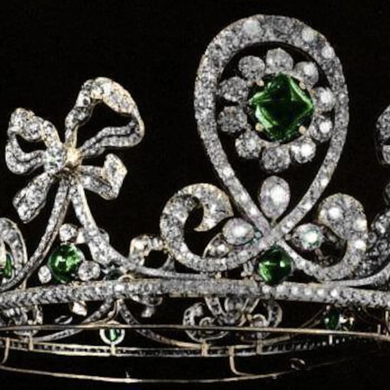 Emerald Tiara - Etsy