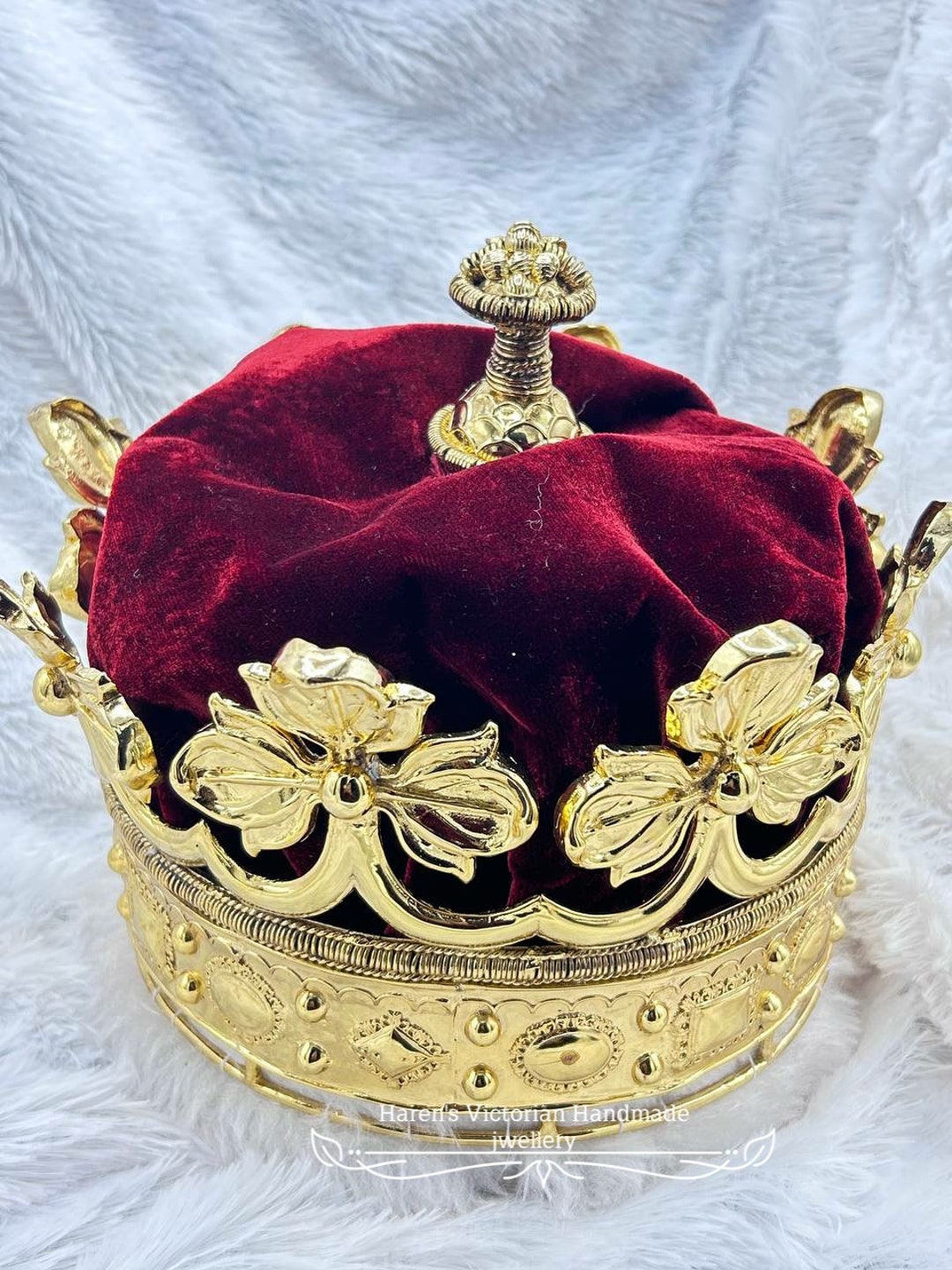 Vintage British Empire Coronet Strawberry Leaf Brass Coronet Crown ...