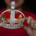 Queen Victoria Small Crown in Cubic Zircon and Brass - Etsy