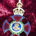 British Royal Order of Merit Badge, Sterling Silver Enamel Pendant - Etsy