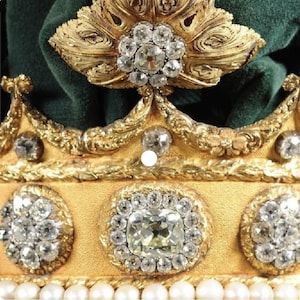 925 Silver the Imperial Crown of Brazil Replica ,with CZ Zircon - Royal ...