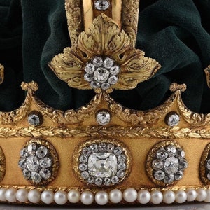 925 Silver the Imperial Crown of Brazil Replica ,with CZ Zircon - Royal ...